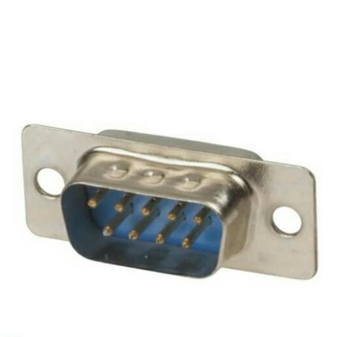 Jual DB9 male cowo Connectors 9 Pin male RS232 Socket RS232 Serial Port ...