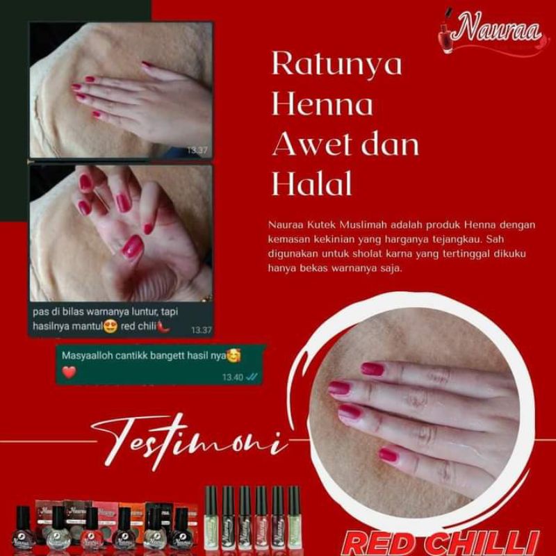 Jual (ORIGINAL 100%) HENNA TUFFAH NAIL HALAL SAH SOLAT!! ORIGINAL 100% ...