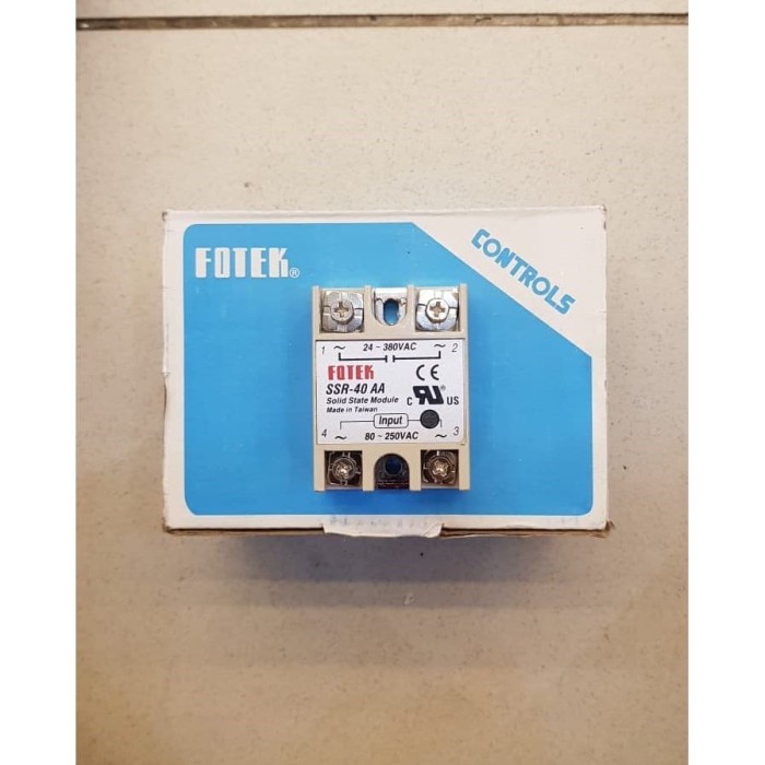 Jual Solid State Relay FOTEK SSR-40 AA / SSR-40-AA / SSR 40 AA / SSR ...