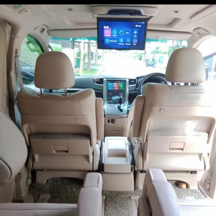 Jual Terlaris Tv Tengah Plafon Monitor Alphard Vellfire Android Roof Tv ...