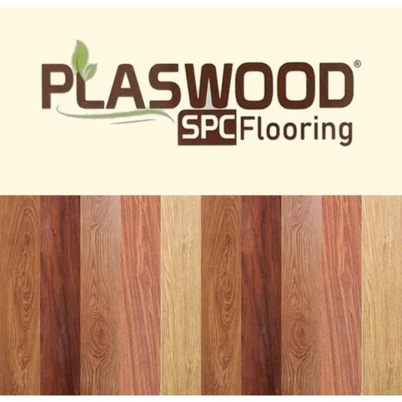 Jual SPC LANTAI PLASWOOD 5mm Bergaransi Ukuran 18cm x 122cm / SPC ...