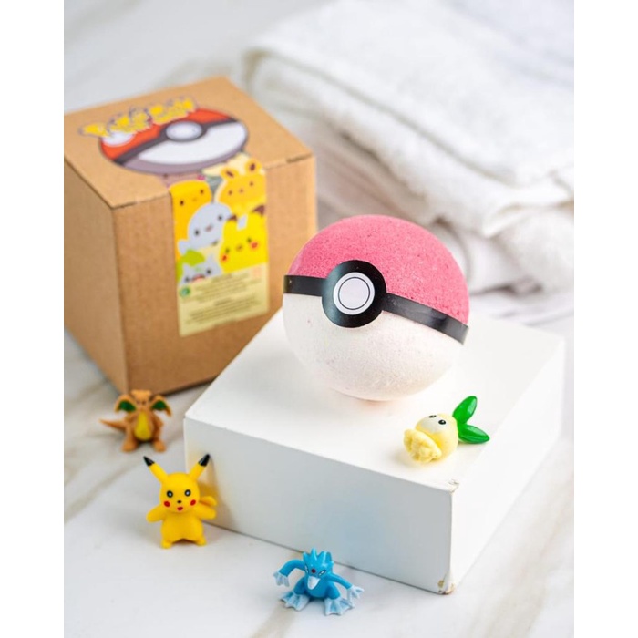 Jual Pokemon/ Poke Ball Bathbomb Bath Bomb (Surprise Toys Inside ...
