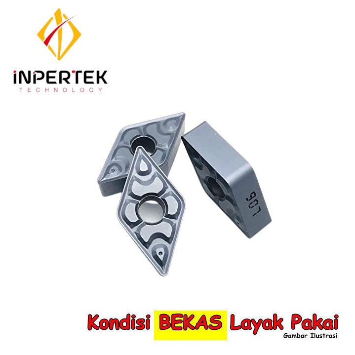 Jual Insert DNMG 15 06 BEKAS Mata Bubut DNMG 15 Pisau Bubut Chip Bubut ...