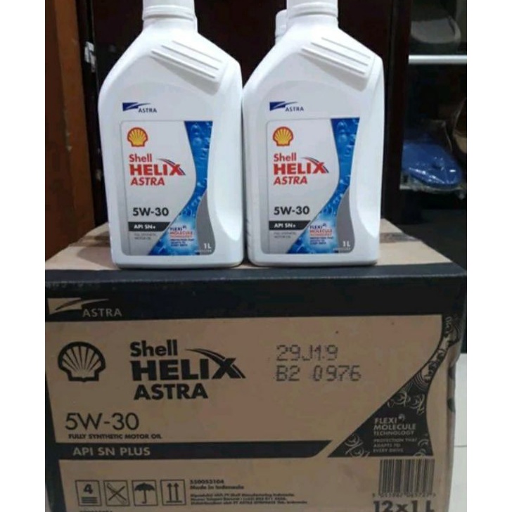 Jual Oli Mesin Shell Helix ASTRA 5W-30 100% ORIGINAL kemasan 1 liter ...