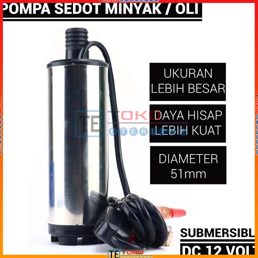 Jual Solar Air Submersible Pompa Minyak Celup Transfer Air Mini Oli ...