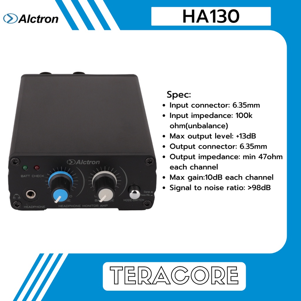 Jual Alctron HA130 HA 130 Headphone Amplifier In Ear Monitor Preamp XLR ...