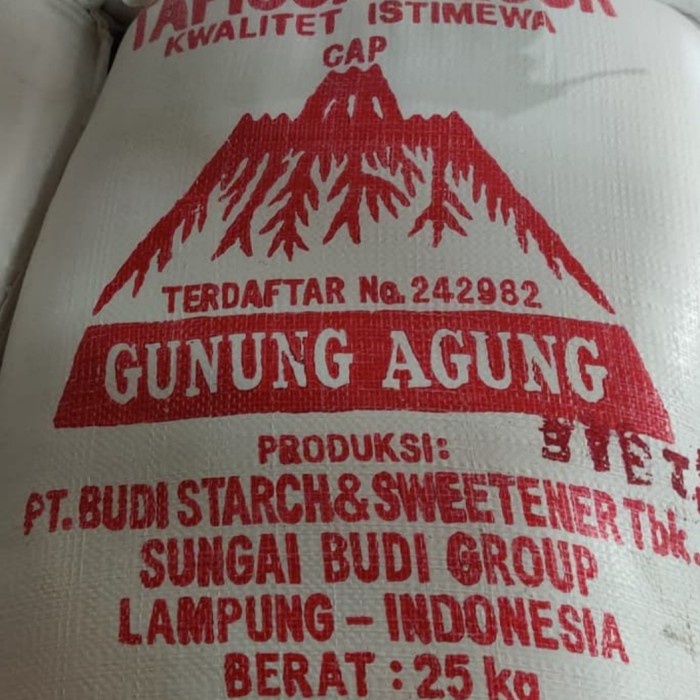 Jual Tepung Tapioka Sagu Cap Gunung Agung Bal 25 Kg | Shopee Indonesia