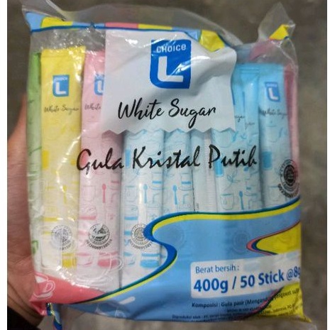 Jual Choice L Gula Stick 50 x 8 Gram | Shopee Indonesia
