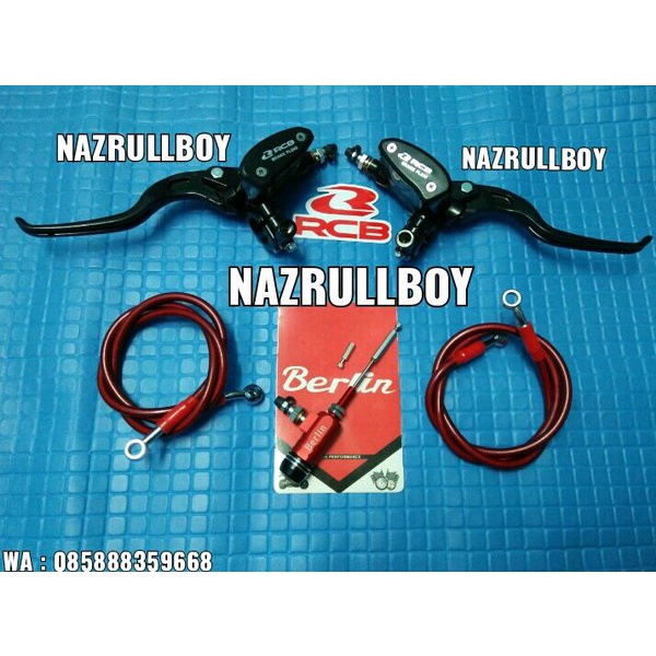 Jual SALE! paket MASTER REM RCB set dan kopling hidrolik Berlin plus ...