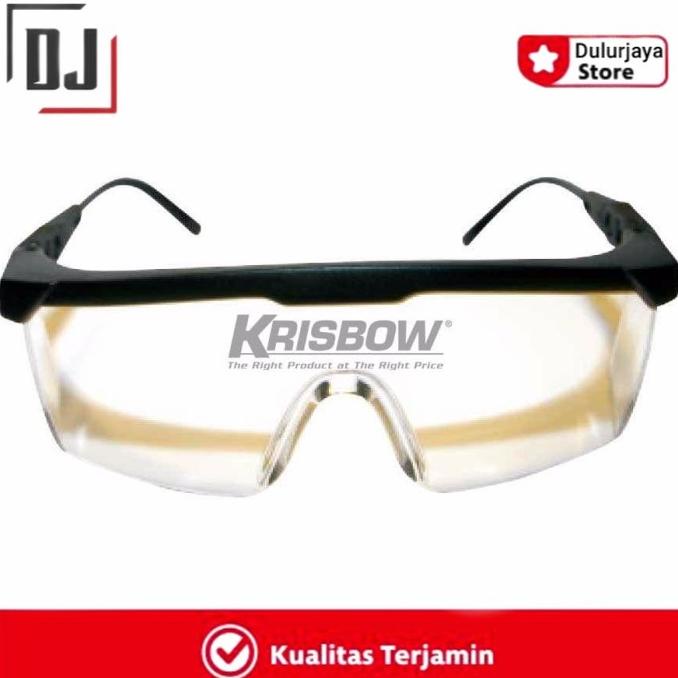 Jual KACA MATA SAFETY KRISBOW/SPECTACLE FLEXIBLE TEMPLE CLEAR KRISBOW ...
