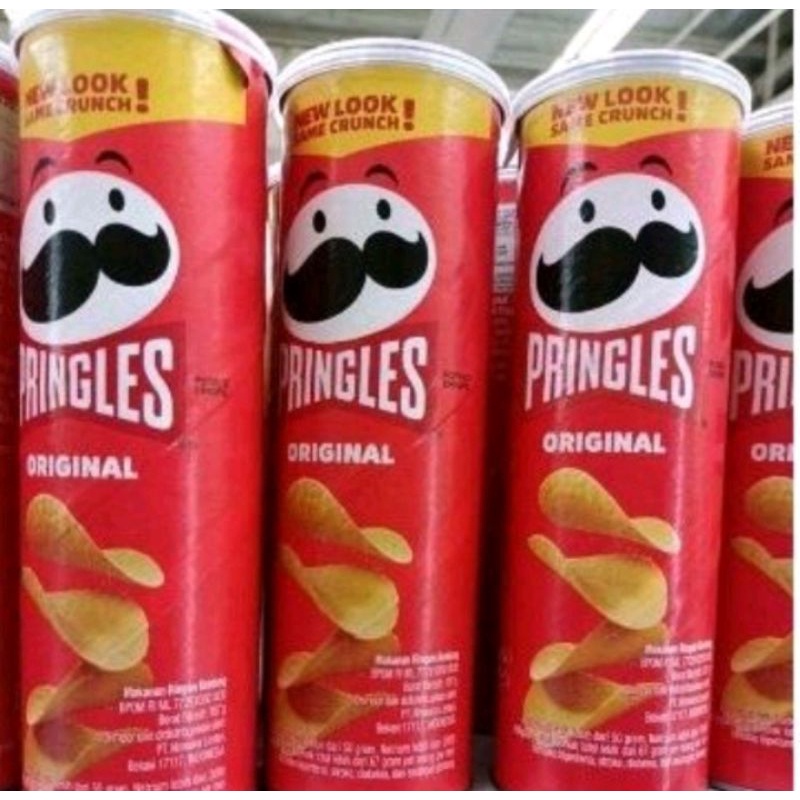 Jual Pringles Keripik Kentang Rasa Original / Keju / Sour Cream & Onion ...