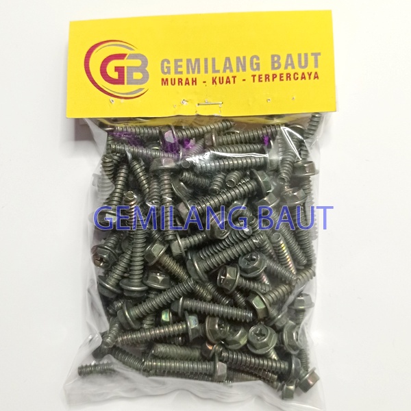 Jual 1 Pak Baut Filter Yamaha / Baut Filter Mio 5X25 / Baut Box Filter ...