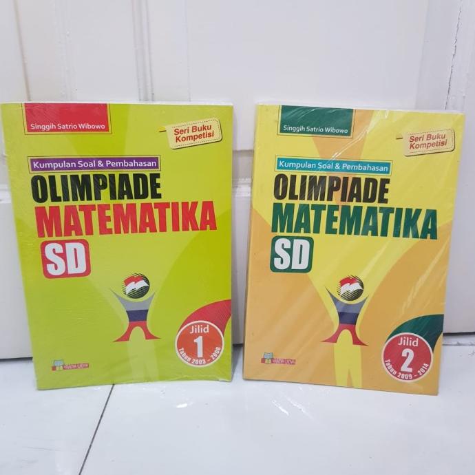 Jual PAKET KUMPULAN SOAL DAN PEMBAHASAN OLIMPIADE MATEMATIKA SD JILID 1 & 2 | Shopee Indonesia