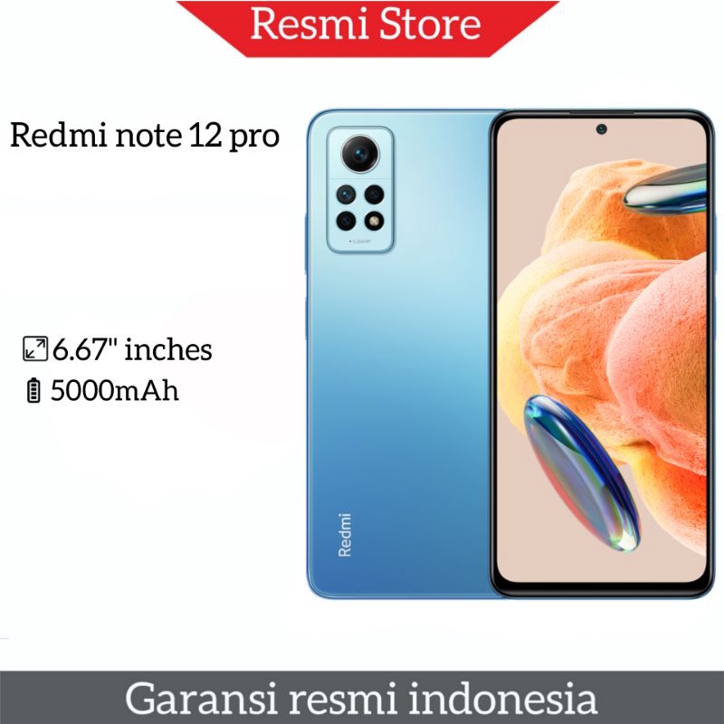 Jual XIAOMI REDMI NOTE 12 PRO 6/128GB & 8/256GB NEW BNIB | Shopee Indonesia