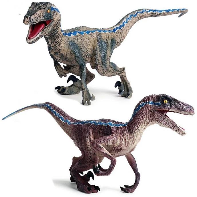 Jual Dino Velociraptor Dinosaurus Raptor Blue Encho Delta Figure Jumbo ...