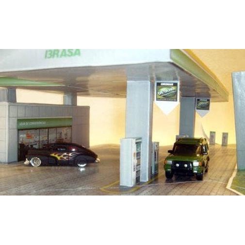 Jual Papercraft Gas Station For Diecast | Shopee Indonesia