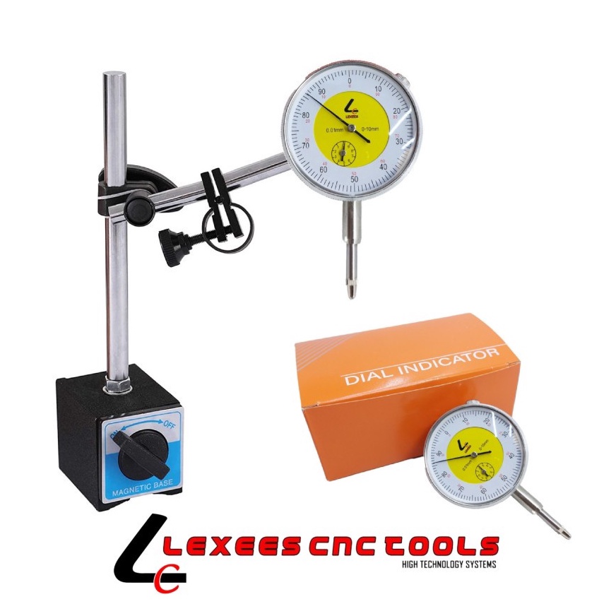 Jual Stok Banyak`Paket Dial Indicator + Magnetic Base Test Stand Gauge ...