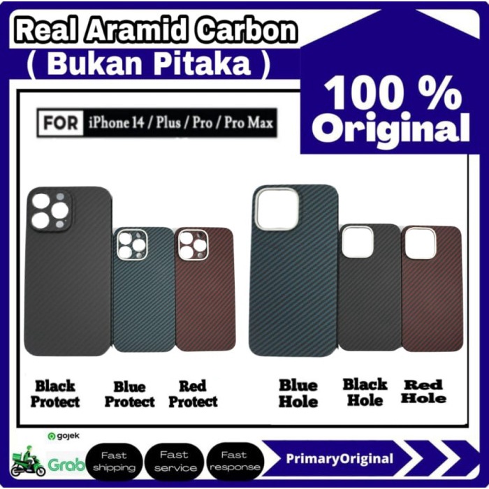Jual Case iPhone 14 Pro Max 14 Pro REAL ARAMID CARBON Casing (Bukan ...