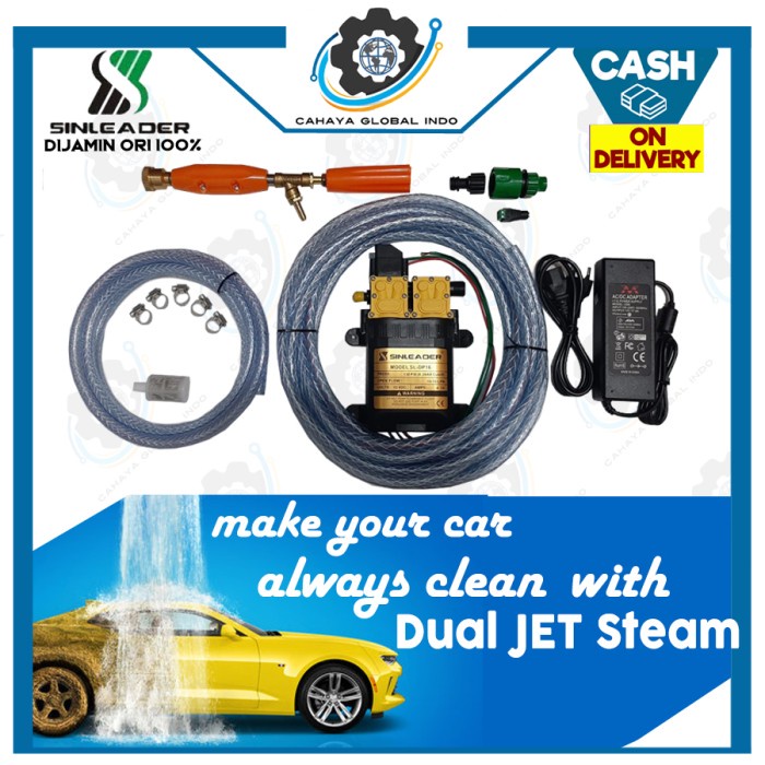 Jual POMPA DC 12V DOUBLE PUMP SET 130PSI ORIGINAL SINLEADER HIGH ...