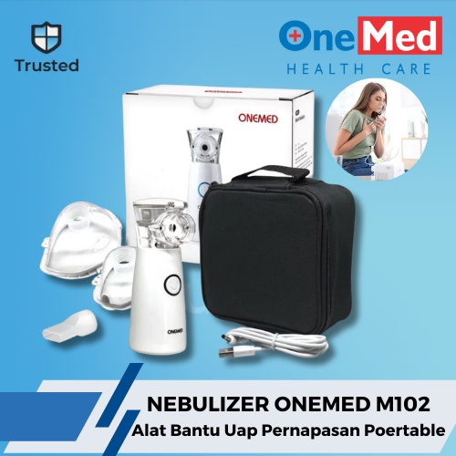 Jual Onemed M102 Mesh Nebulizer Portable Alat Uap Inhaler Alat Bantu ...