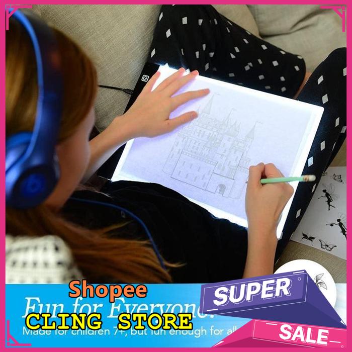 Jual BEST SELLER A4 TRACE BOARD/DRAWING TRACING BOARD/PAPAN JIPLAK/COPY ...