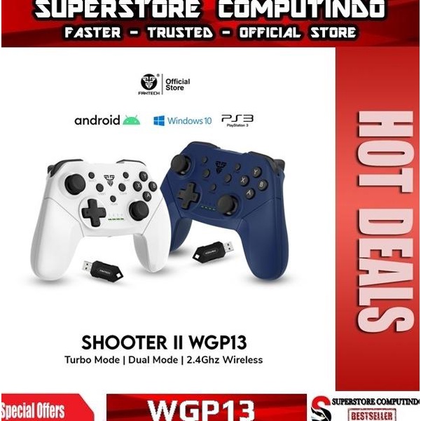 Jual Fantech Wgp13 / Wgp 13 Shooter Ii Wireless Gamepad | Shopee Indonesia