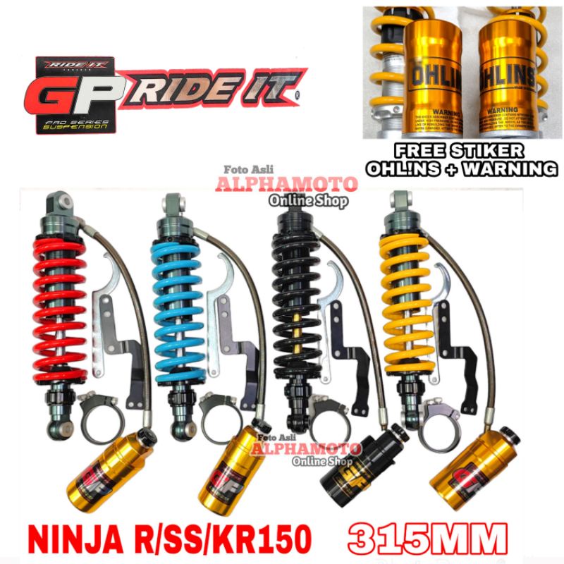 Jual Monoshock NINJA R KR 150 ss tabung pisah mono shock ride it klik rebound | Shopee Indonesia