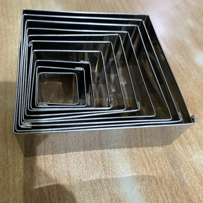 Jual Ring set Kotak set 10 pc / cetalan cutter stainless | Shopee Indonesia