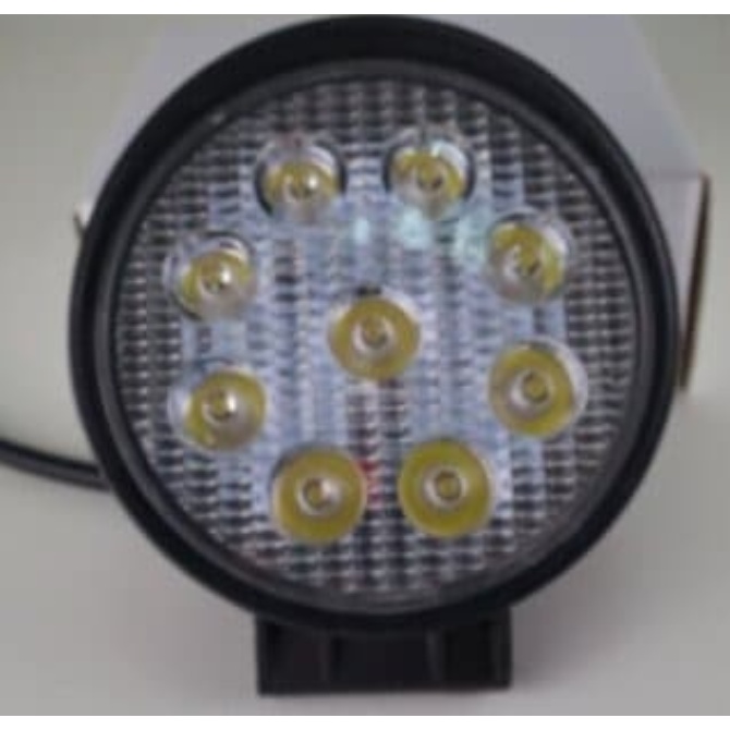 Jual Lampu Sorot Mobil Led Bulat 9 Mata 5,5 cm | Shopee Indonesia