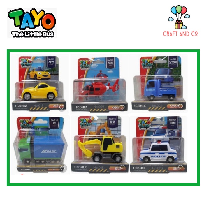 Jual Mainan Mobil Tayo Little Bus And Friends Speed Heart Iconix ...