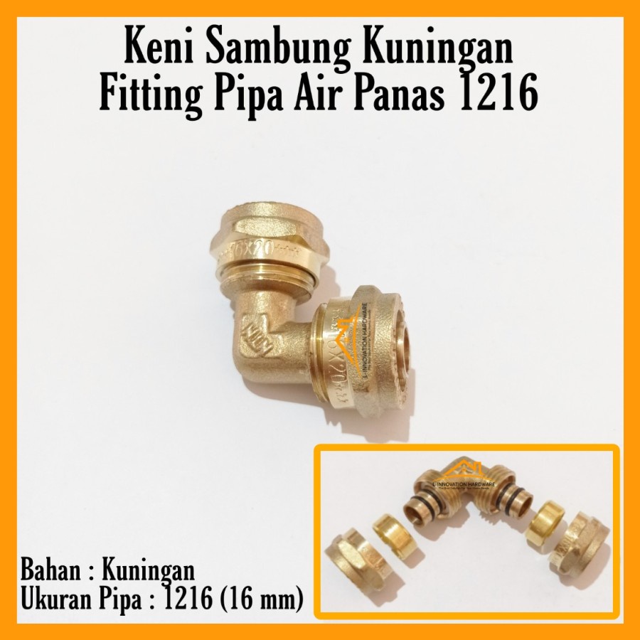 Jual KNEE/ELBOW SAMBUNG/KNEE DRAT SAMBUNG/FITTING PIPA AIR PANAS SIZE 1216 | Shopee Indonesia
