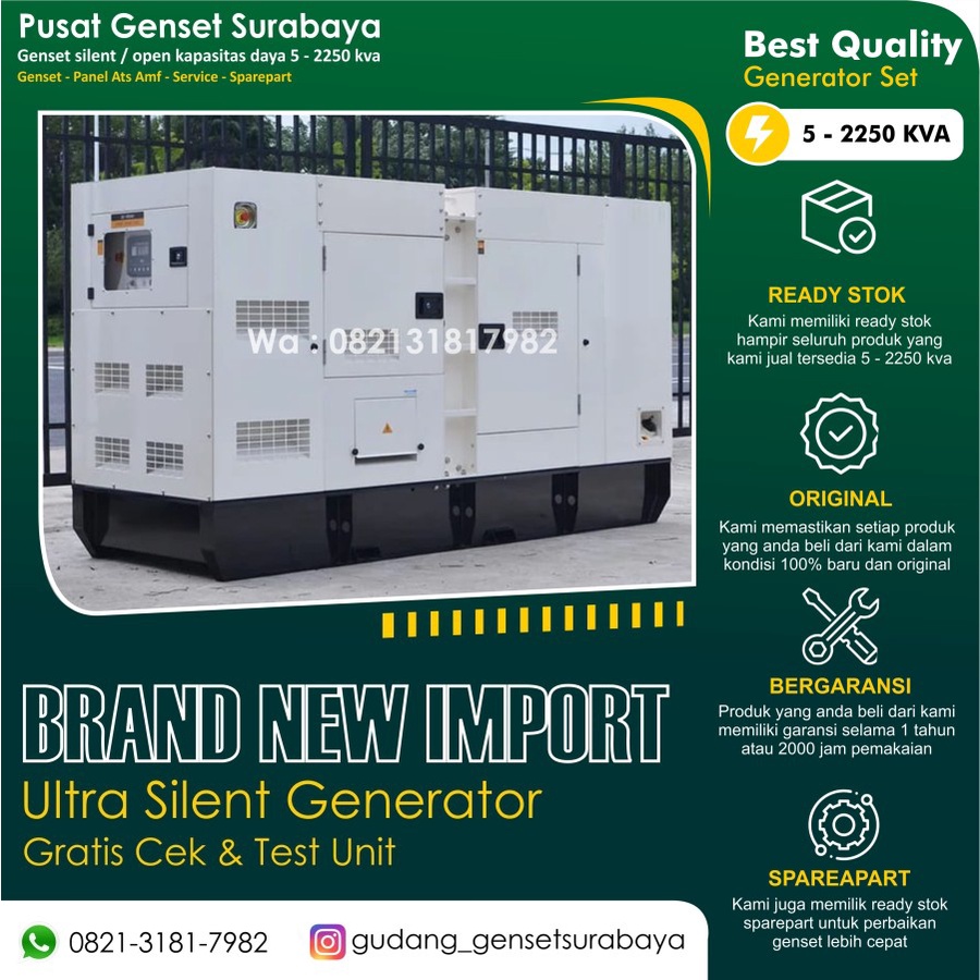 Jual Genset 20 kva isuzu Silent type | Shopee Indonesia