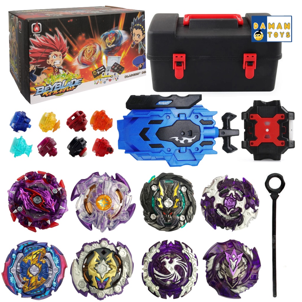 Jual GASING BEYBLADE PORTABLE BOX 8 IN 1 GASING SET | Shopee Indonesia