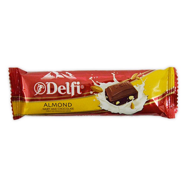 Jual DELFI COKLAT ALMOND 40 GR | Shopee Indonesia