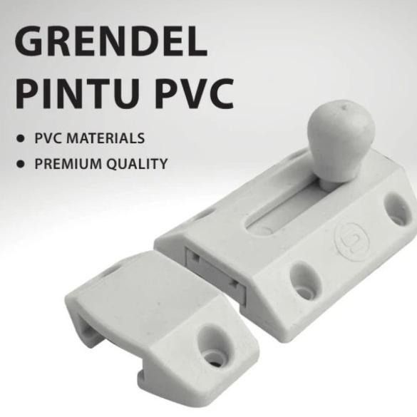 Jual Grendel Pintu Kamar Mandi Grendel Pvc 2 Inchi (Include Sekrup ...