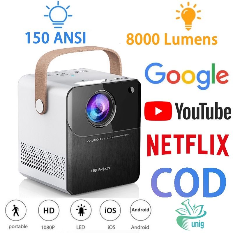 Jual Proyektor HD Smart 8000 Lumens | Shopee Indonesia