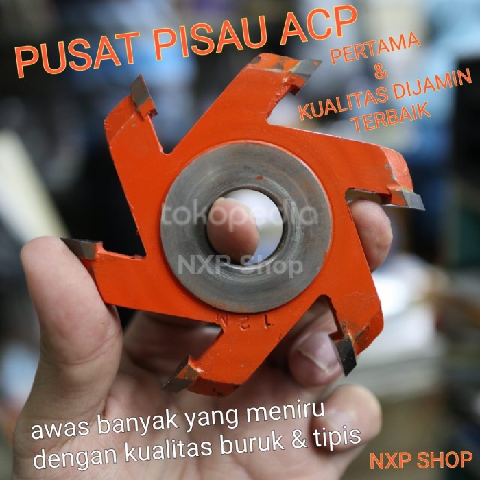 Jual Best Seller Pisau Potong Acp Model V 6 Mata / 6T Groving Acp ...