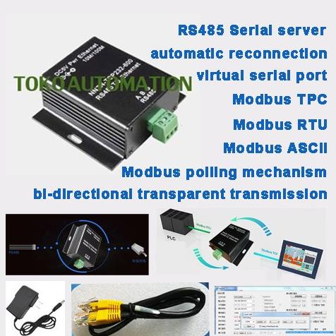 Jual RS485 485 to Ethernet Device Server MODBUS RTU TO TCP AN75 | Shopee Indonesia