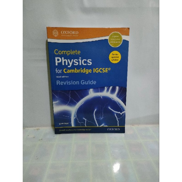 Jual buku complete physics for Cambridge igcse third edition revision guide by sarah Lloyd ...