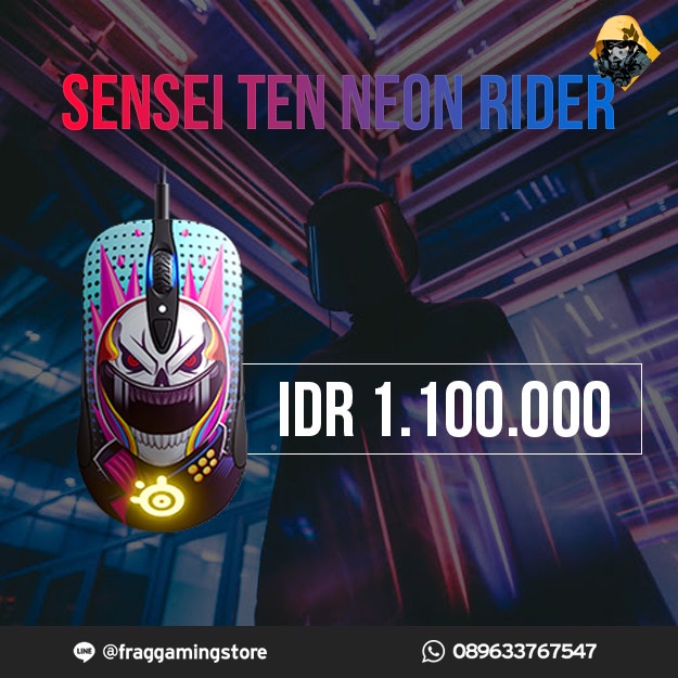 Jual Steelseries Sensei Ten Neon Rider Edition CSGO Gaming Mouse ...