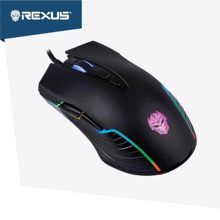 Jual MOUSE GAMING REXUS XIERRA X12 RGB / MOUSE REXUS X-12 MACRO ...