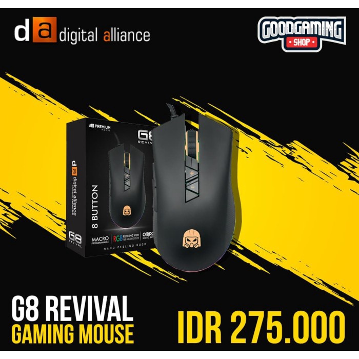 Jual Digital Alliance G8 - Gaming Mouse | Shopee Indonesia
