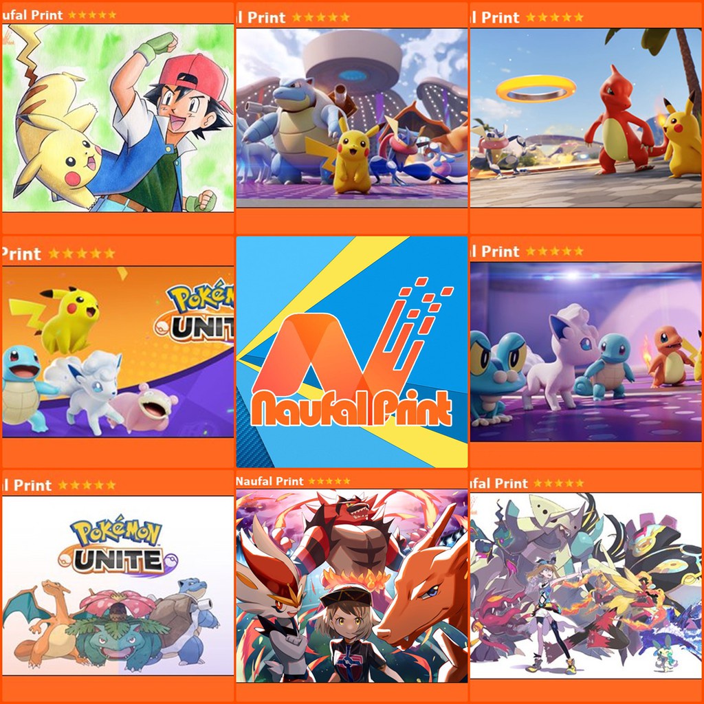 Jual Sticker | Poster A3 & A4 | pokemon | pikachu | anime | blastoise ...