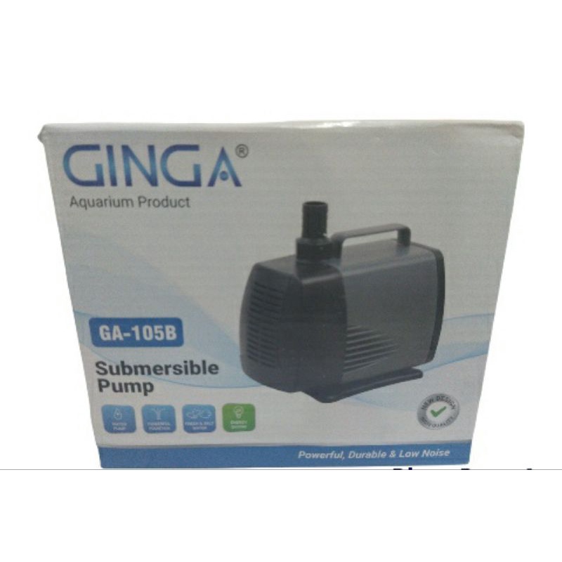 Jual Pompa Aquarium Celup 105B / Ginga 105B / Pompa Kolam Low Watt ...