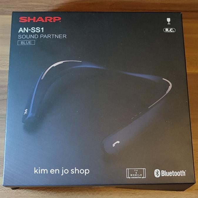 Jual Sharp Bluetooth Shoulder Speaker An-Ss1 V4.1 With Svs Color Navy Blue Kanisha4L | Shopee ...