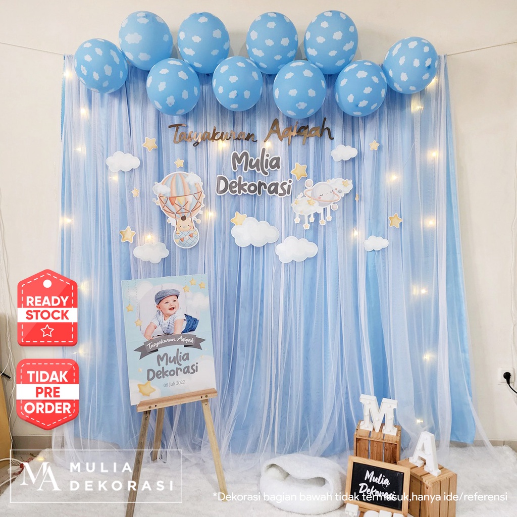 Jual Dekorasi Badrop Photobooth Syukuran Tasyakuran Aqiqah Ulang Tahun ...