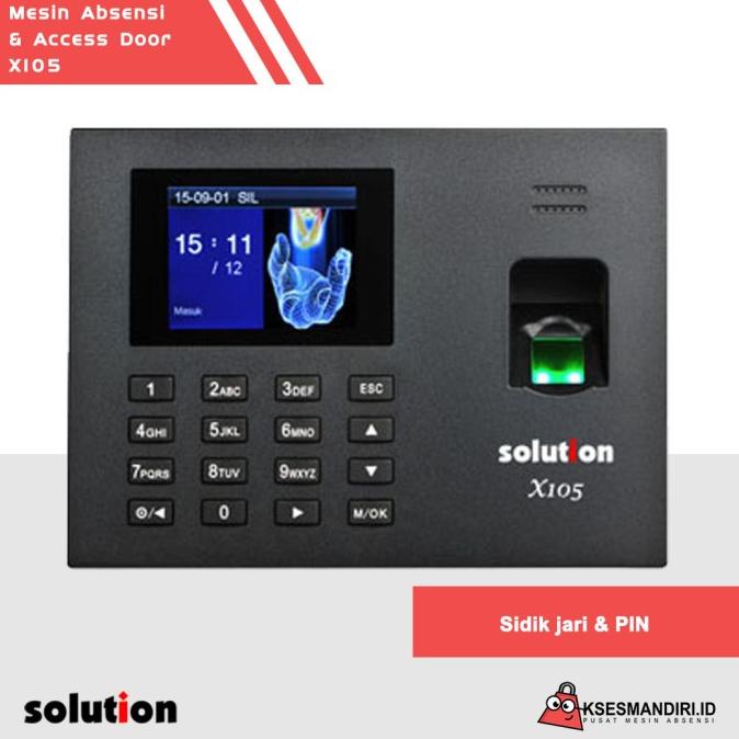 Jual Mesin Absensi FIngerprint Solution X105 | Shopee Indonesia