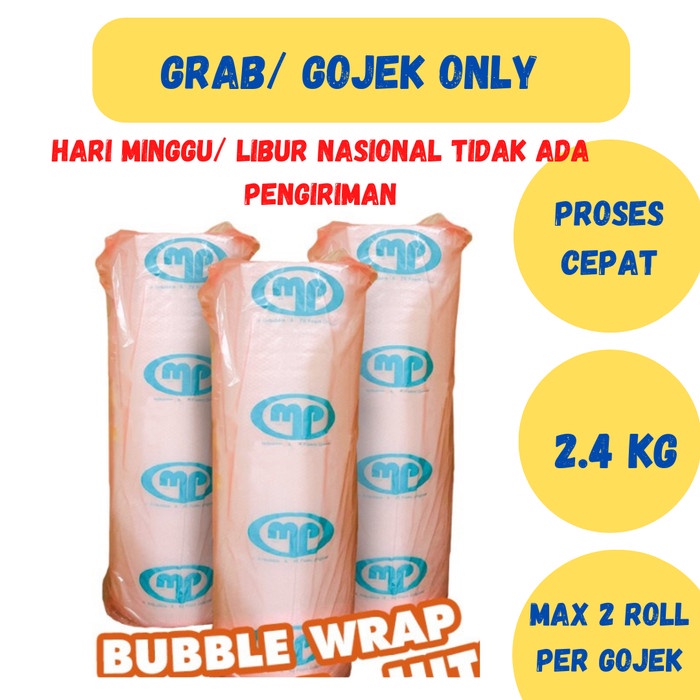 Jual Bestseller Bubble Wrap Roll 50 Meter Hitam Putih Buble Wrap ...