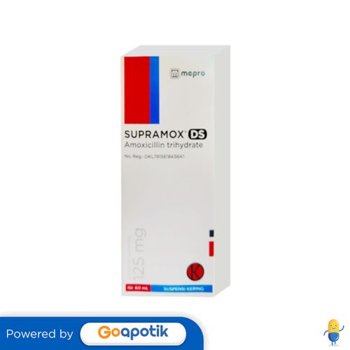 Jual SUPRAMOX 125 MG SIRUP KERING 60 ML | Shopee Indonesia
