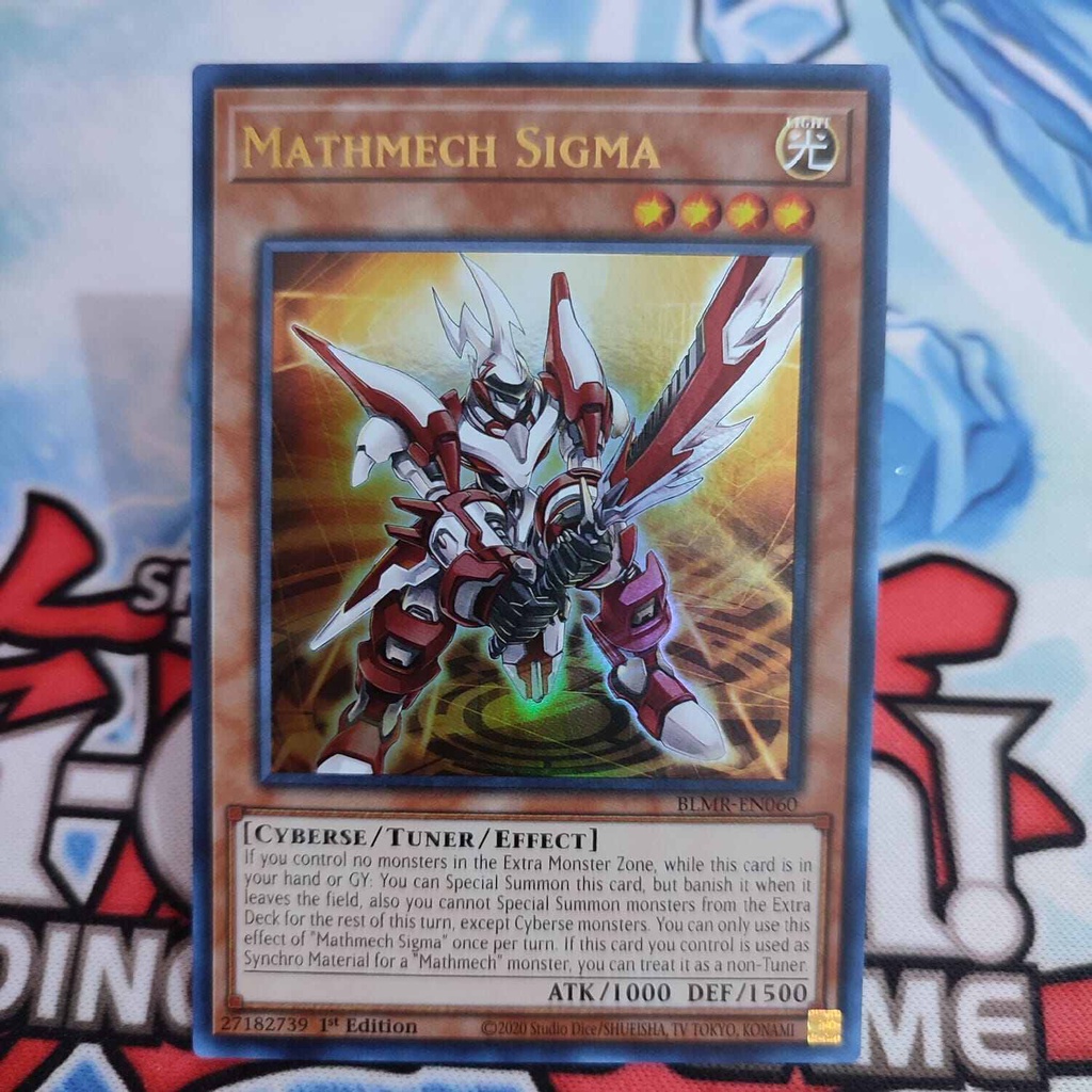 Jual yugioh mathmech sigma BLMR ultra rare original | Shopee Indonesia